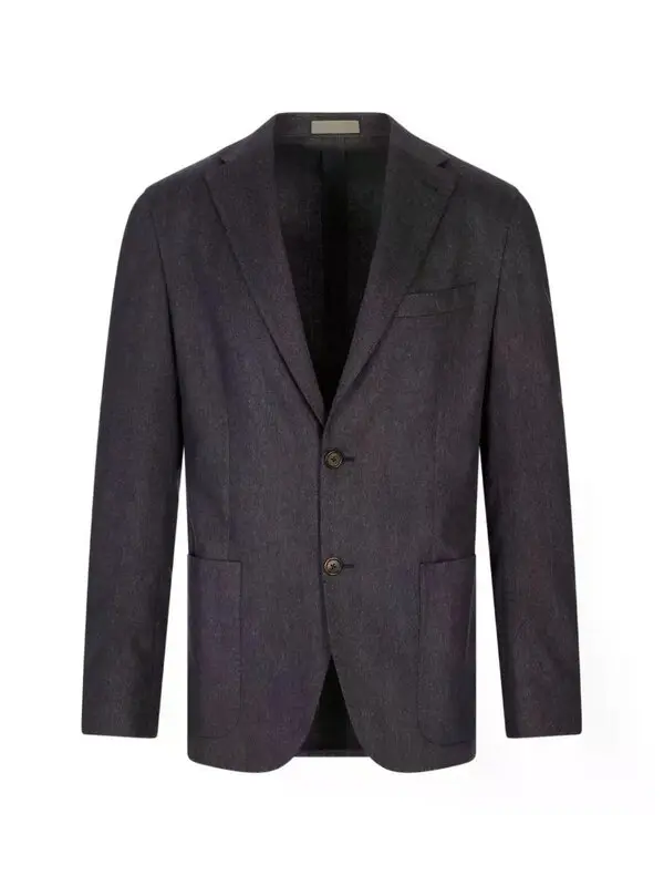 Corneliani Single-breasted Herringbone Blazer