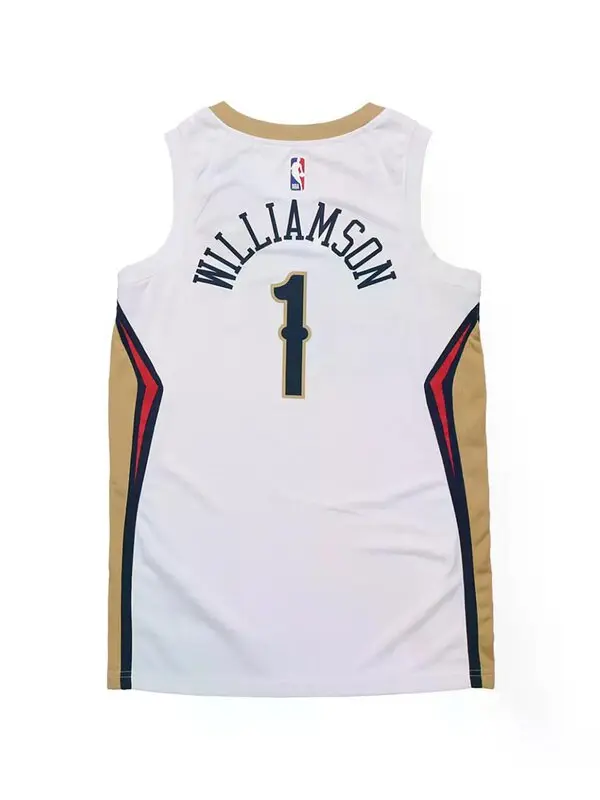 Nike New Orleans Pelicans Association Edition Dri-fit Nba Swingman Jersey - White