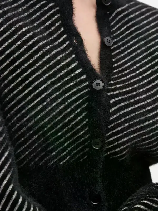 SANDRO FERRONE Striped Cardigan