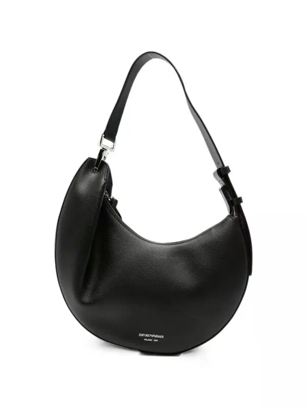 Emporio Armani 1981 Leather Crescent-shape Shoulder Bag