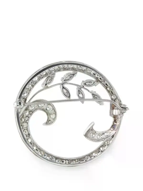 LB EXCLUSIVE Leaf Diamond Brooch