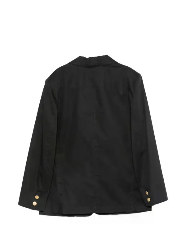 Fendi 1980s Embroidered-logo Blazer