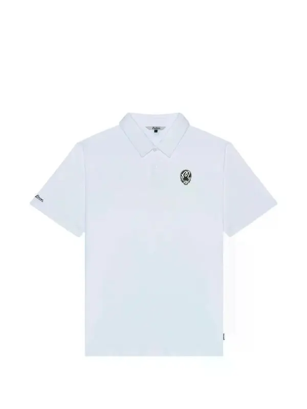 MALBON Fairway Stealie Polo Shirt - White