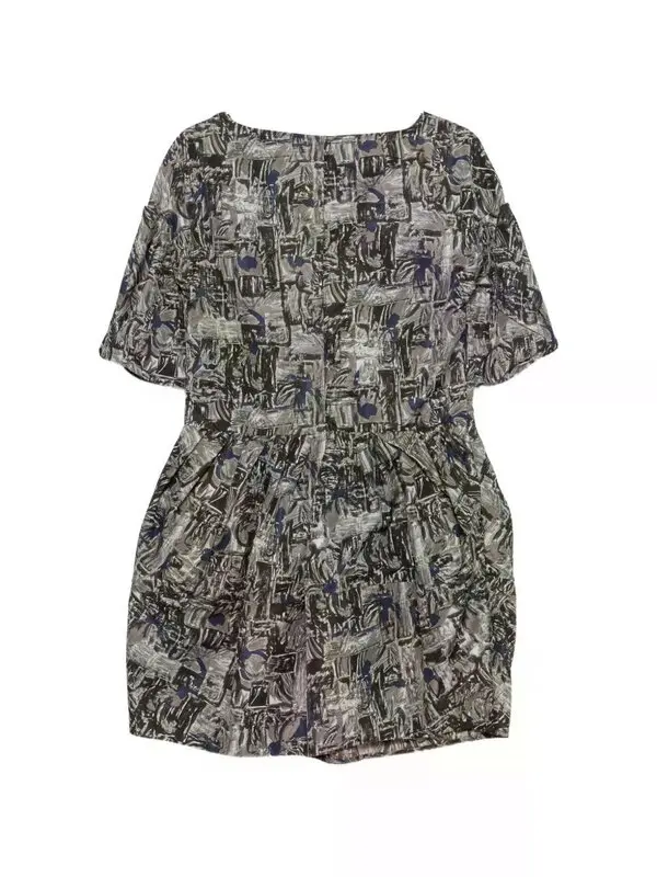 Marni 2000s Abstract-print Mini Dress