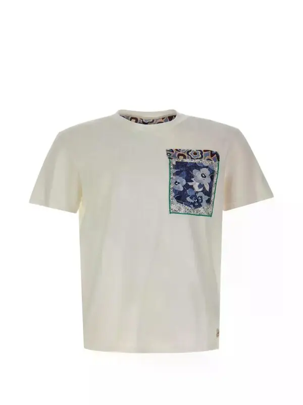 BOB Floral-print Pocket T-shirt
