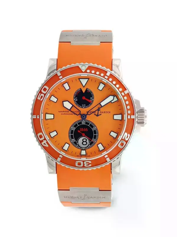 ULYSSE NARDIN Maxi Marine Diver 42mm Watch - Orange