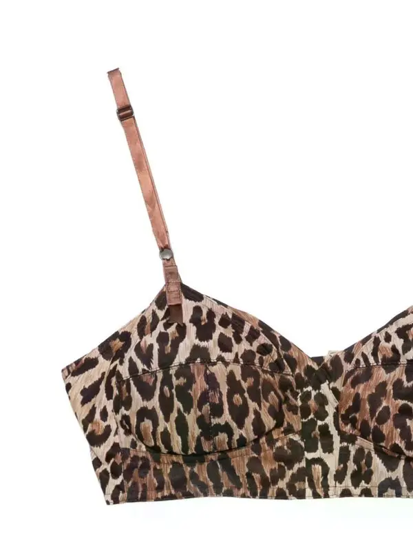 Dolce & Gabbana 2000s Leopard-print Bralette