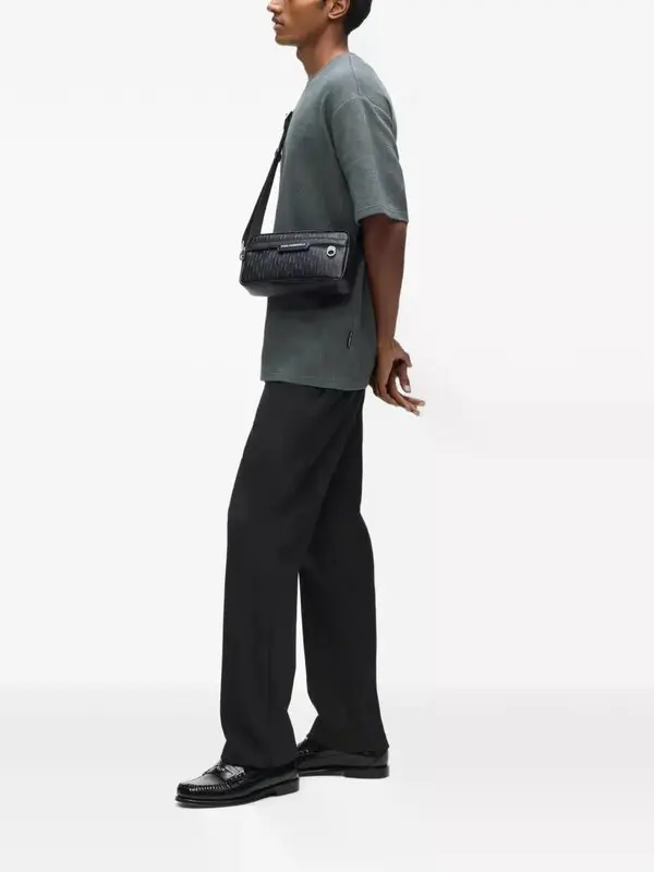 Karl Lagerfeld Monogram Perforated Crossbody Bag