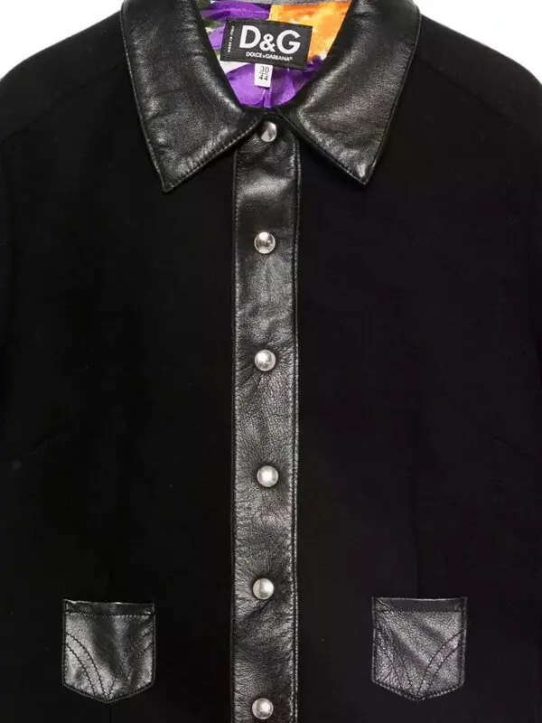 Dolce & Gabbana 2000s Point-collar Jacket