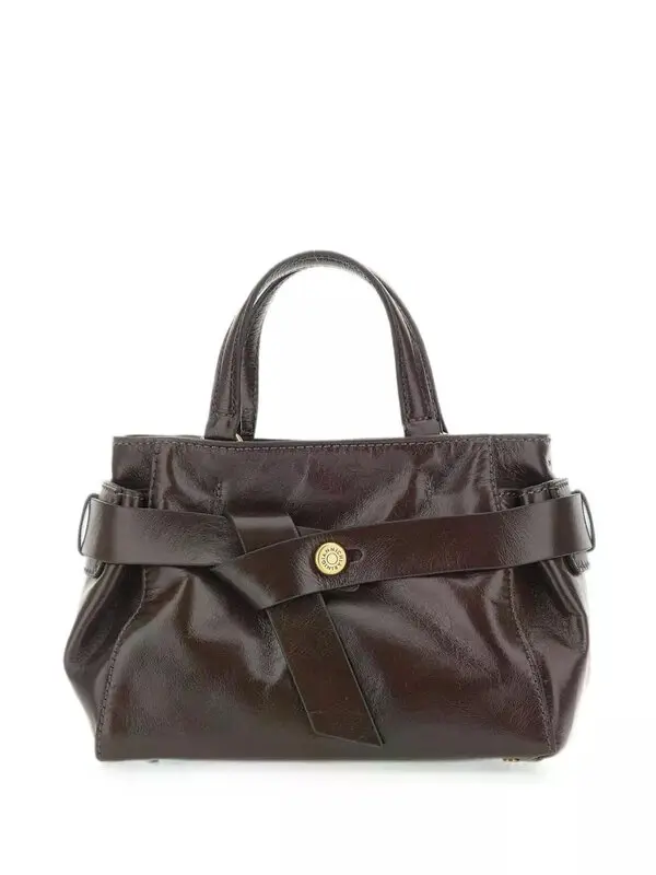 GIANNI CHIARINI Small Miranda Knotted Leather Tote Bag