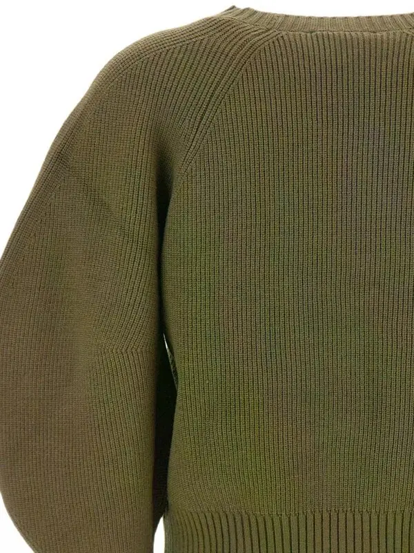 KAOS Ribbed Balloon-sleeve Sweater