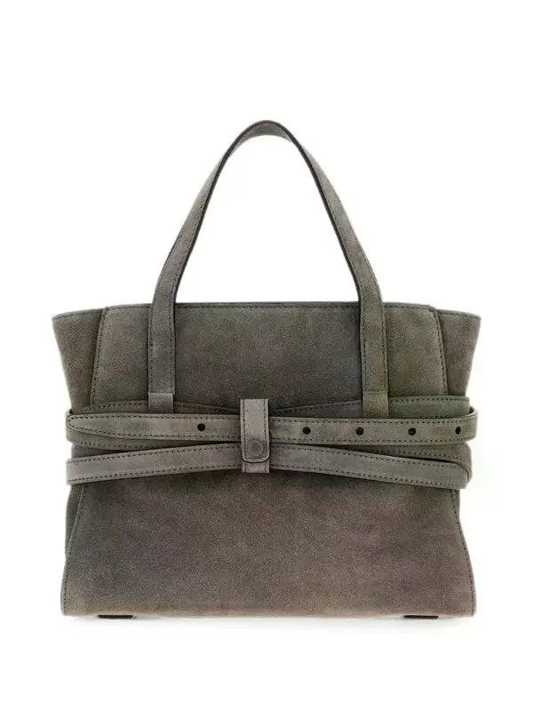 Moschino Tie Me Suede Tote Bag