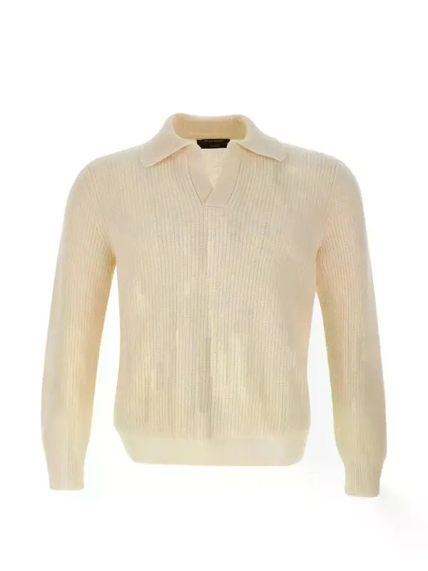 GRAN SASSO Super Geelong Ribbed-knit Sweater