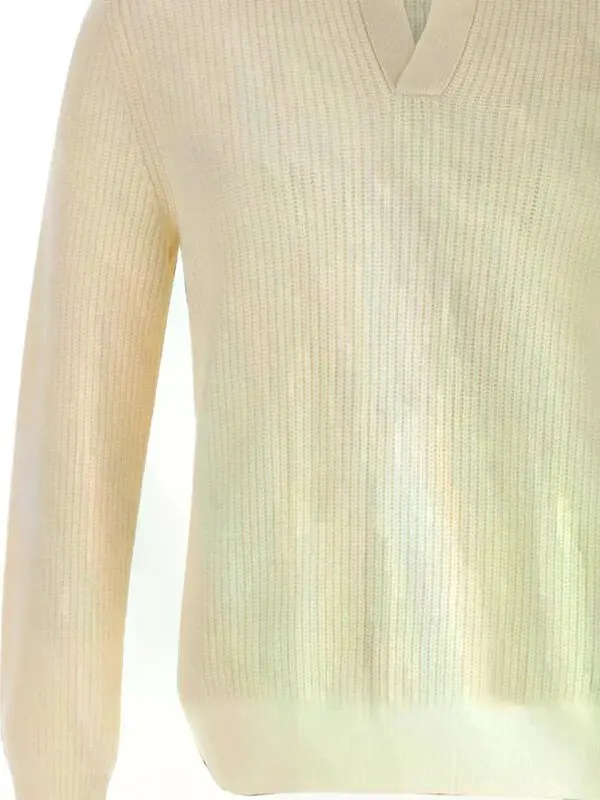 GRAN SASSO Super Geelong Ribbed-knit Sweater