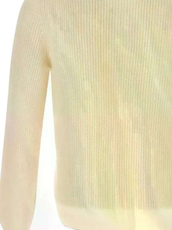 GRAN SASSO Super Geelong Ribbed-knit Sweater