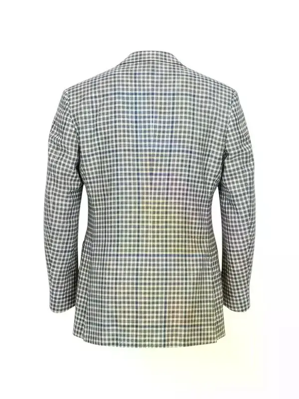 Isaia Check-pattern Blazer