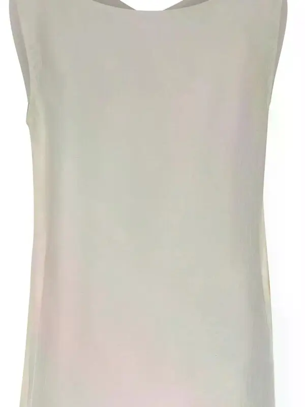 KAOS Tailored Sleeveless Top With Side Slits