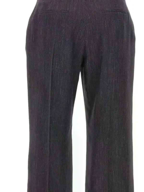 Eleventy Pressed-crease Straight-leg Trousers