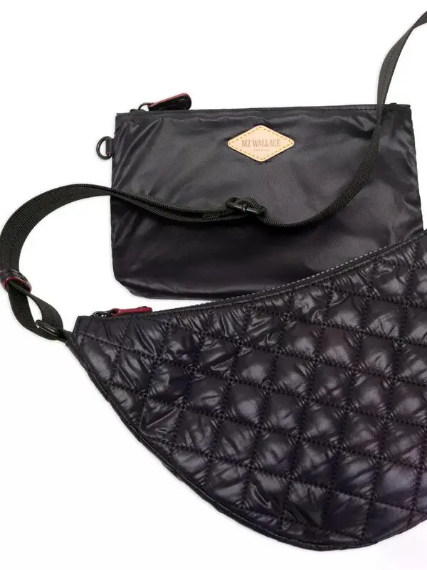 Mz Wallace Small Metro Smile Crossbody Bag - Black