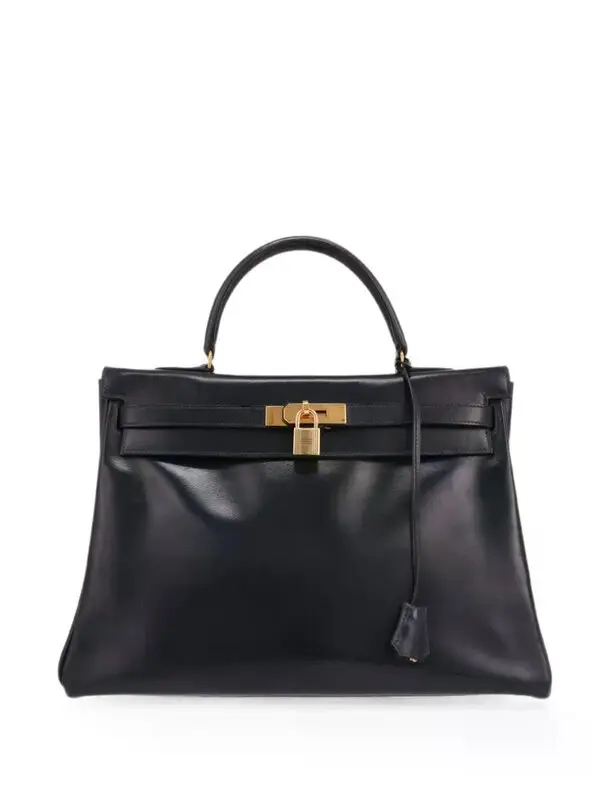 Hermès 1991 35 Kelly Handbag - Blue
