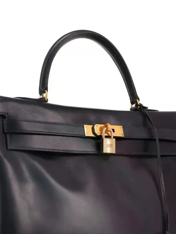 Hermès 1991 35 Kelly Handbag - Blue