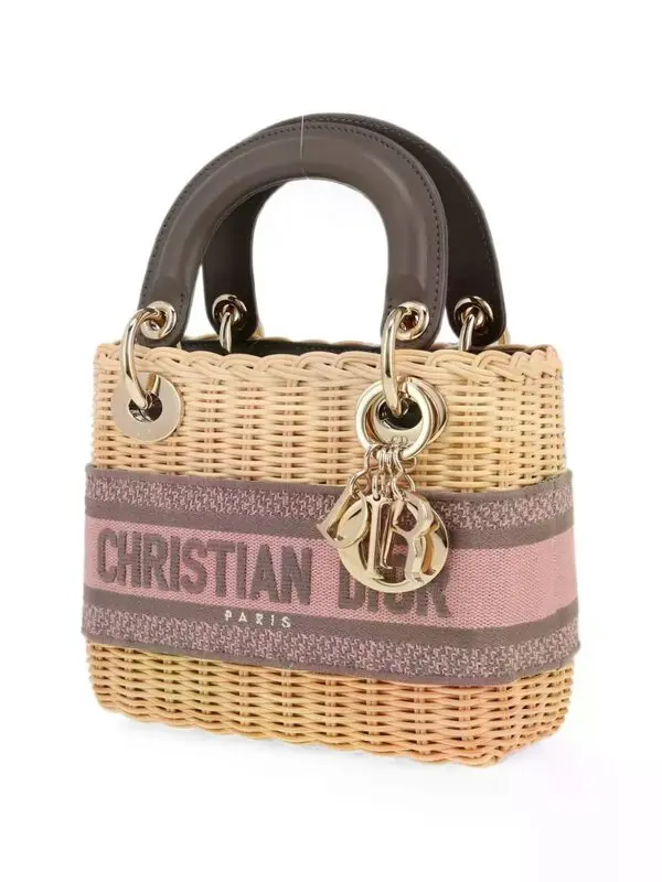 Dior 2020s Lady Wicker Mini Bag