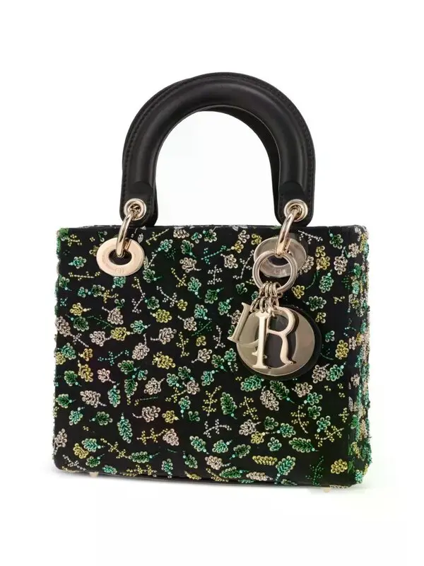 Dior Lady Pearl-embroidered Tote Bag
