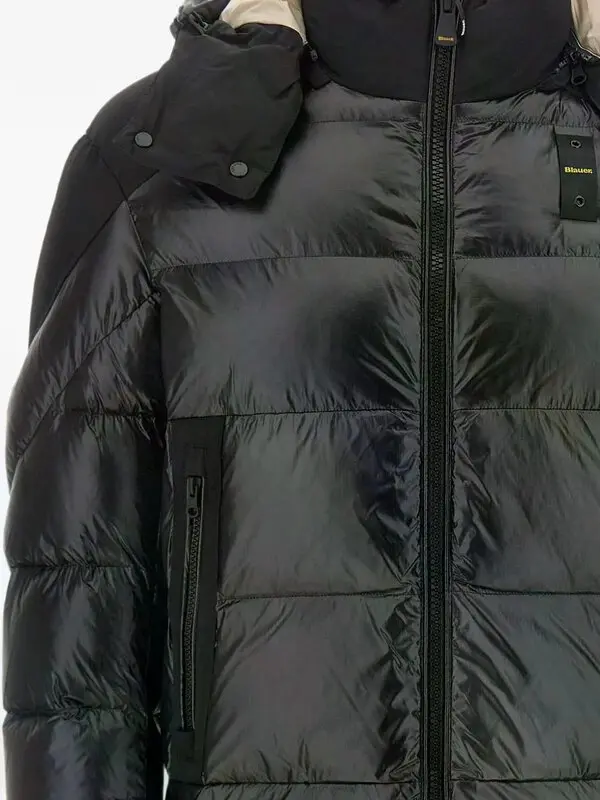 BLAUER. Kiernan Hooded Down Jacket - Black