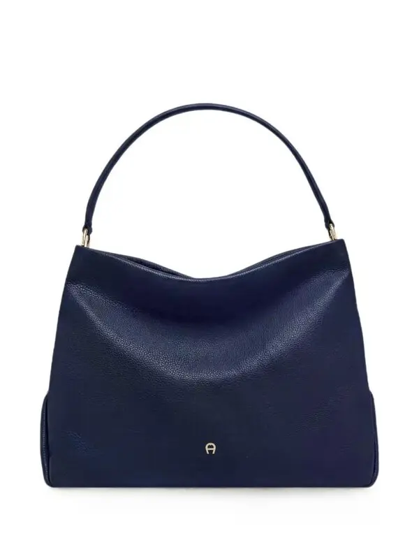 AIGNER Medium Paola Pebbled Shoulder Bag