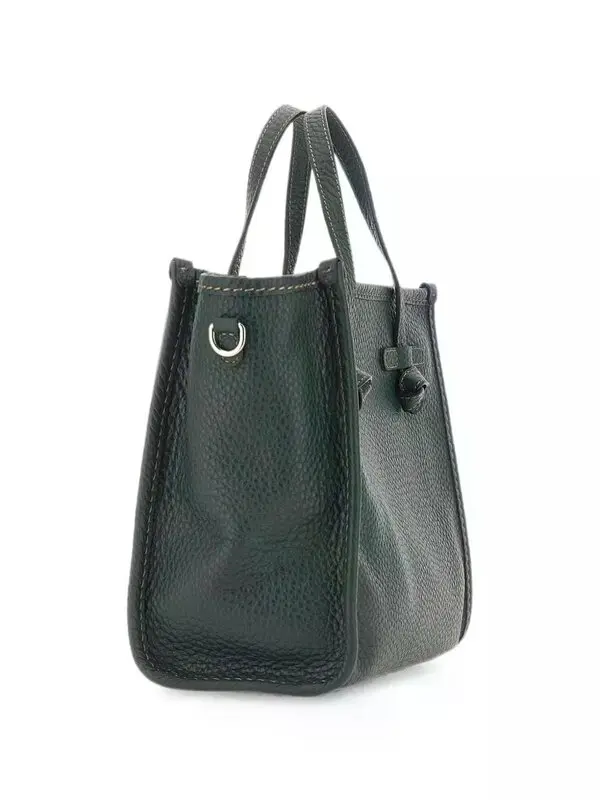 MARCELLA CLUB 32 Miss Marcella Grained Leather Tote Bag
