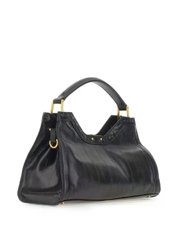 GIANNI CHIARINI Aurora Eel-print Shoulder Bag
