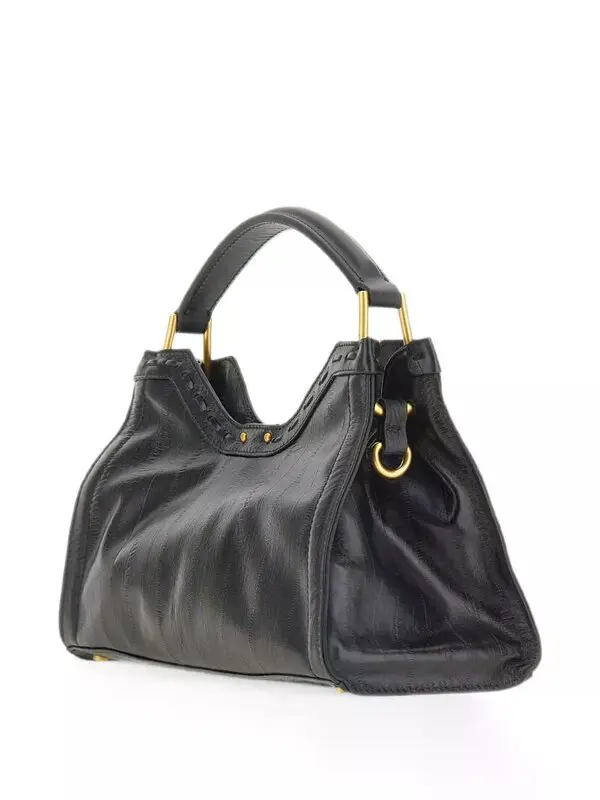 GIANNI CHIARINI Aurora Eel-print Shoulder Bag
