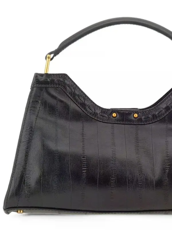 GIANNI CHIARINI Aurora Eel-print Shoulder Bag