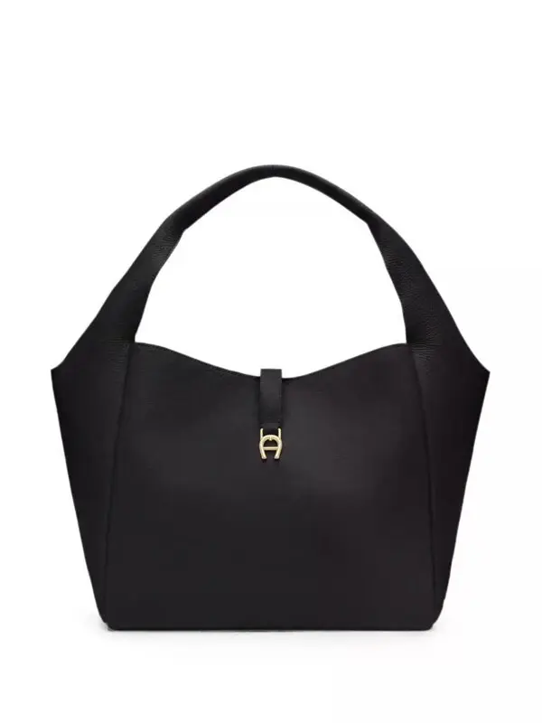 AIGNER Medium Zaira Logo-plaque Tote Bag