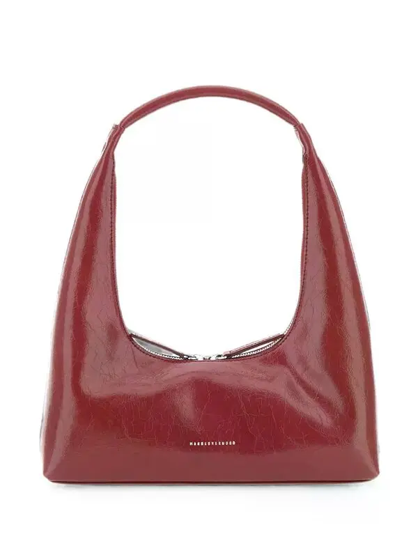 MARGESHERWOOD Crinkled Leather Shoulder Bag - Red