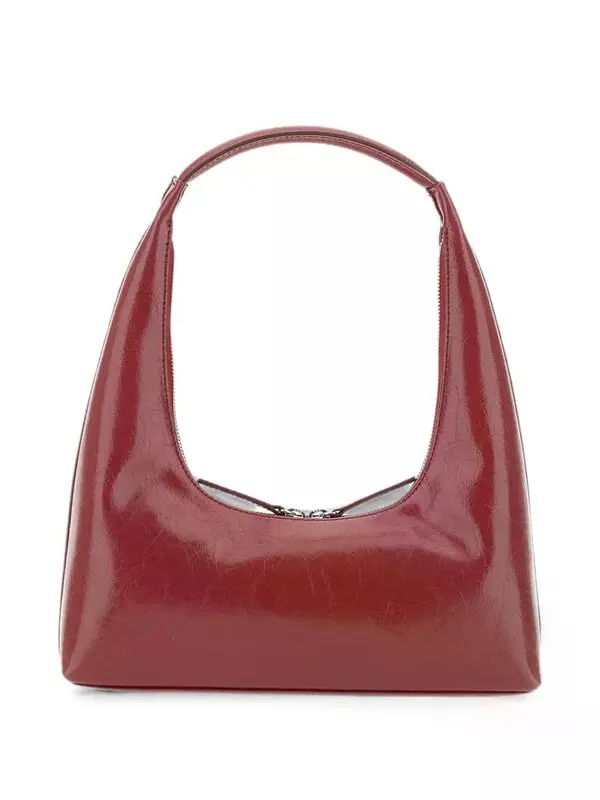 MARGESHERWOOD Crinkled Leather Shoulder Bag - Red