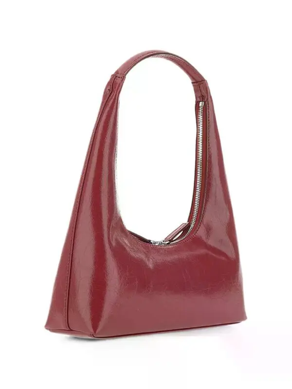 MARGESHERWOOD Crinkled Leather Shoulder Bag - Red