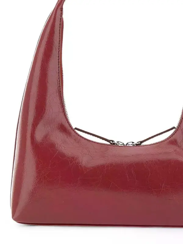 MARGESHERWOOD Crinkled Leather Shoulder Bag - Red