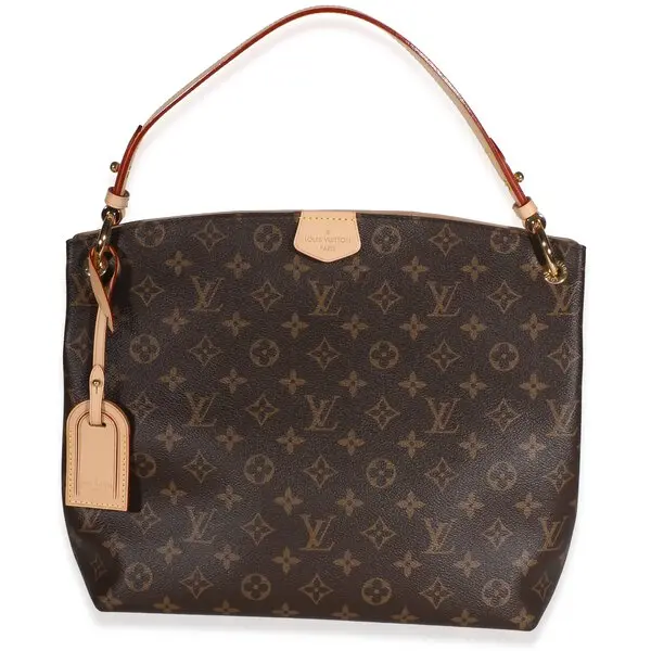 LOUIS VUITTON Monogram Canvas Graceful Mm Shoulder Bag - Brown