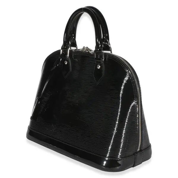 LOUIS VUITTON Epi Electric Alma Pm Handbag - Black