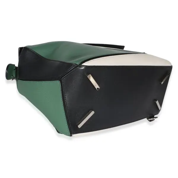 Loewe Multicolor Calfskin Puzzle Bag - Green