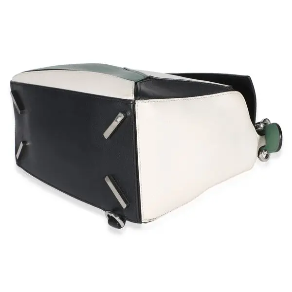 Loewe Multicolor Calfskin Puzzle Bag - Green