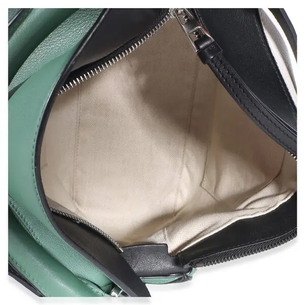 Loewe Multicolor Calfskin Puzzle Bag - Green