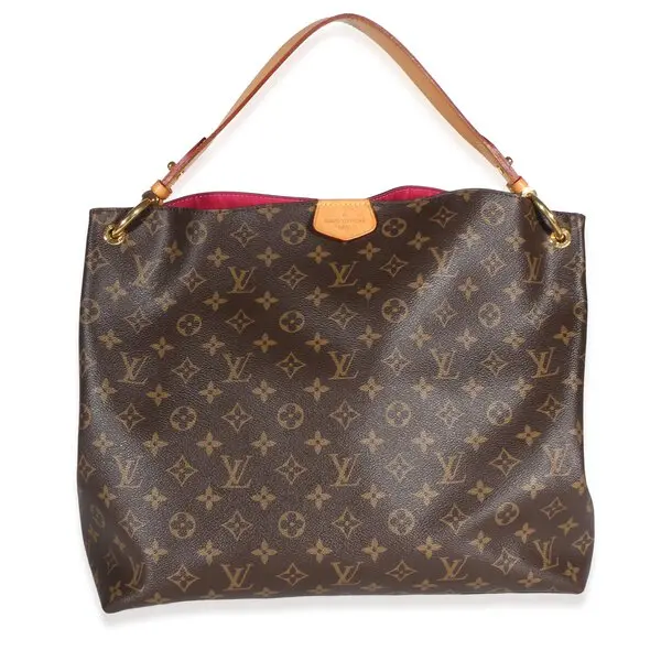 LOUIS VUITTON Monogram Canvas Graceful Mm Shoulder Bag - Brown