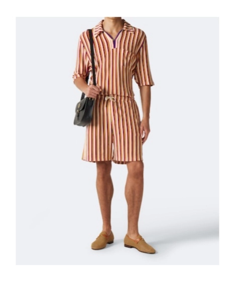 Valentino Garavani Striped Terry Shorts