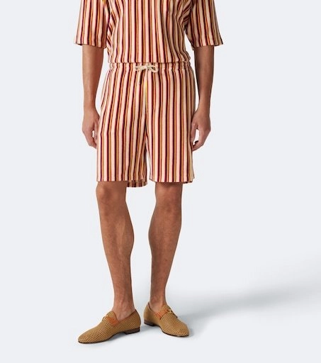 Valentino Garavani Striped Terry Shorts
