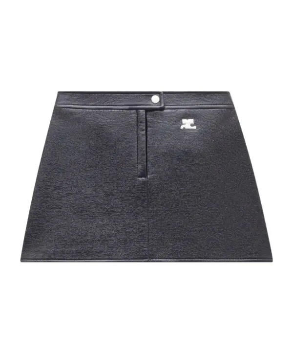 COURREGES Courrèges Reedition Logo Patch Mini Skirt