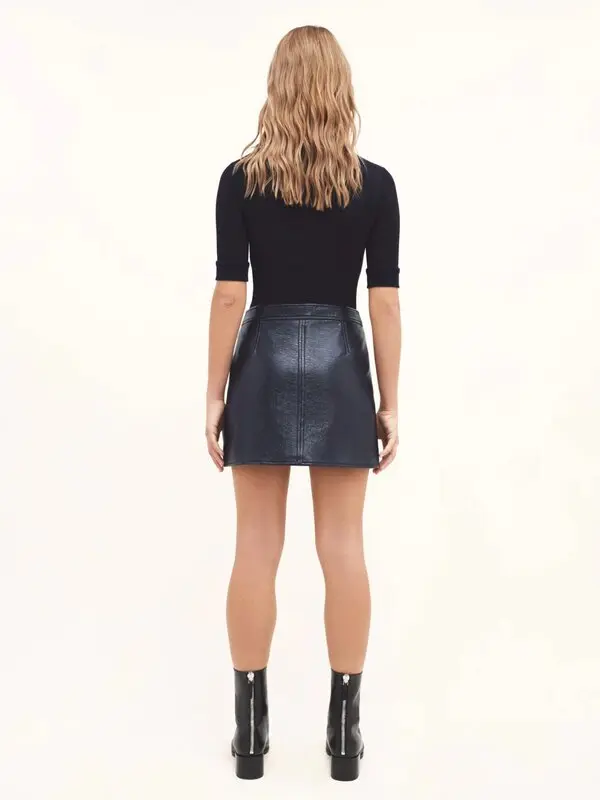 COURREGES Courrèges Reedition Logo Patch Mini Skirt
