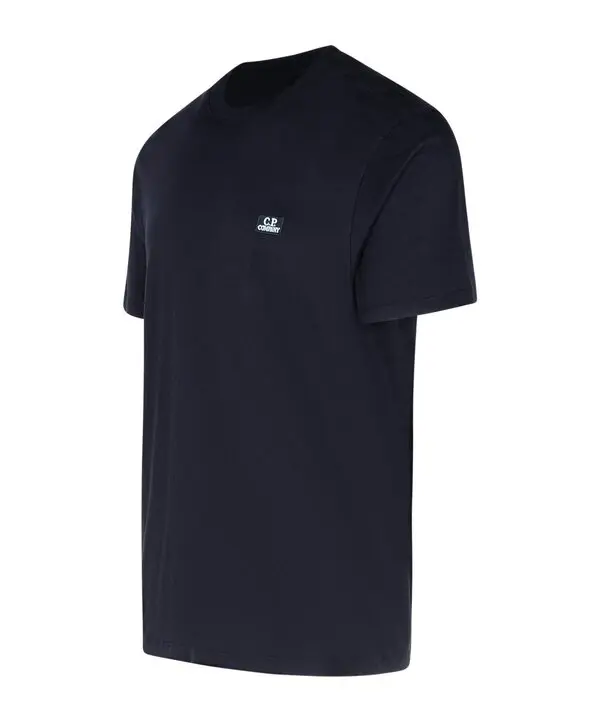 C.P. COMPANY Logo Patch Crewneck T-shirt