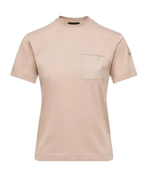 Moncler Cotton Jersey T-shirt With Pleated Pocket